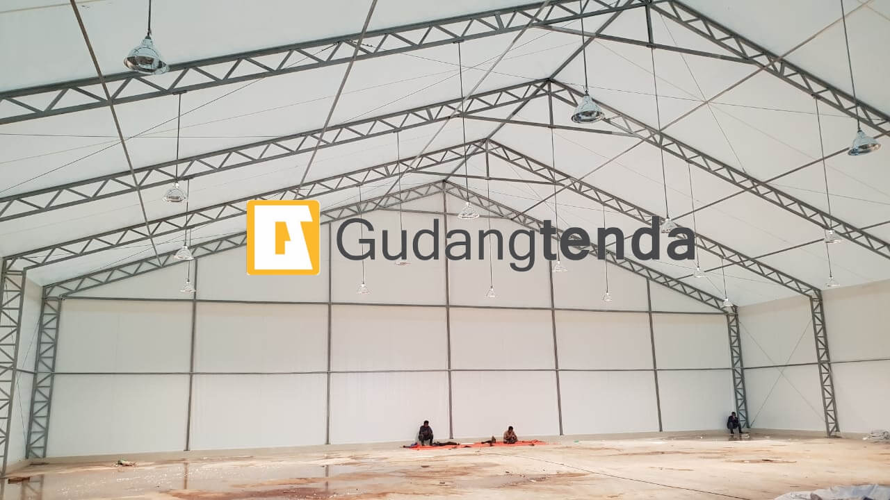 Jual Tenda Gudang Besi Galvanis
